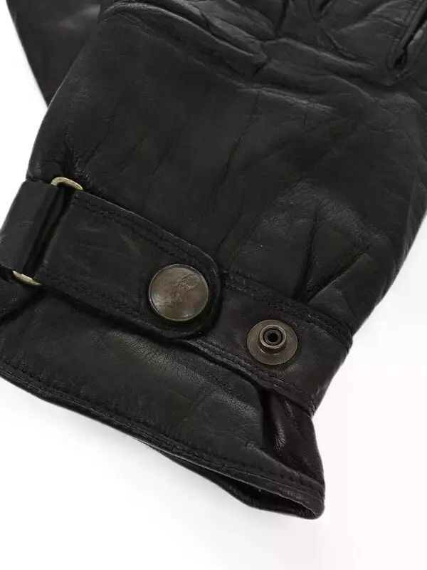 Polo Ralph Lauren Leather Gloves With Fleece Lining