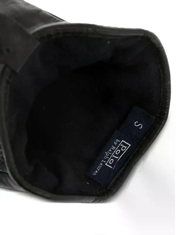 Polo Ralph Lauren Leather Gloves With Fleece Lining
