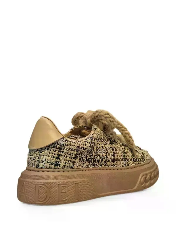 Casadei Off Road Tweed Chunky-sole Sneakers
