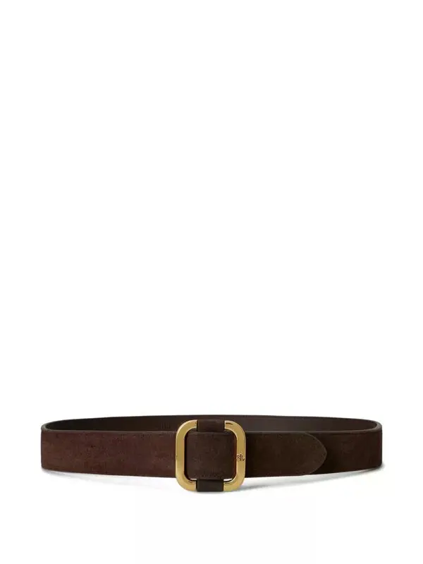 Ralph Lauren Suede Slide-buckle Belt - Brown