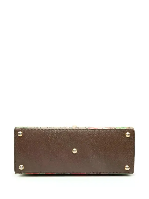 Gucci Gg Supreme Tian Padlock Satchel