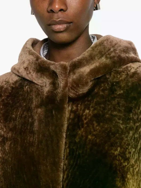 MANZONI 24 Hooded Shearling Jacket