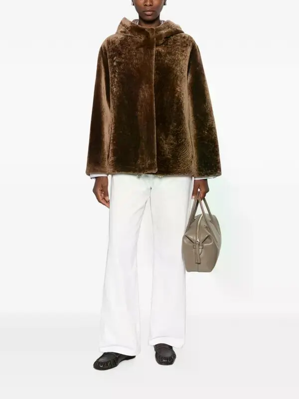 MANZONI 24 Hooded Shearling Jacket