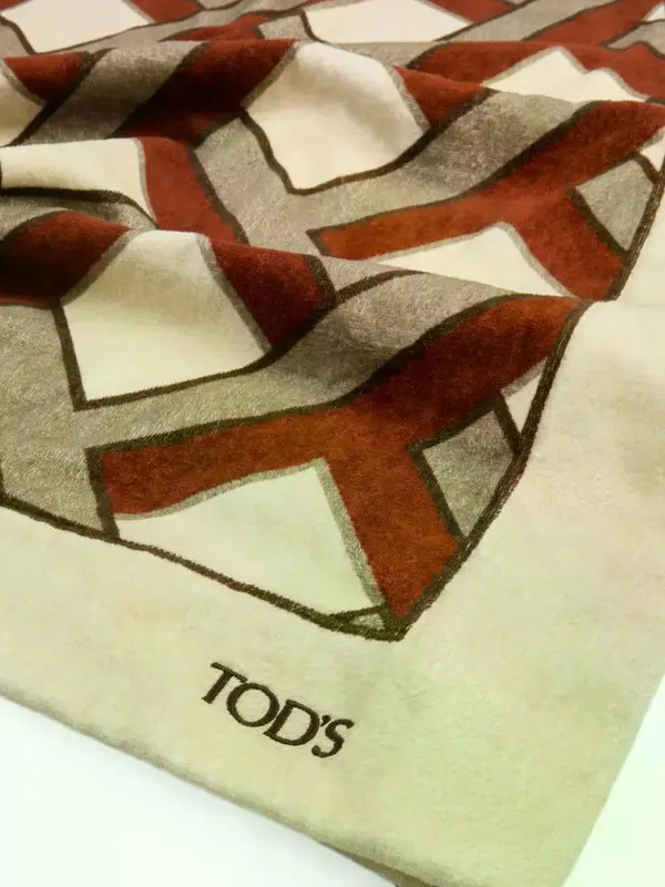 TOD'S Beach Towel In Cotton Terry