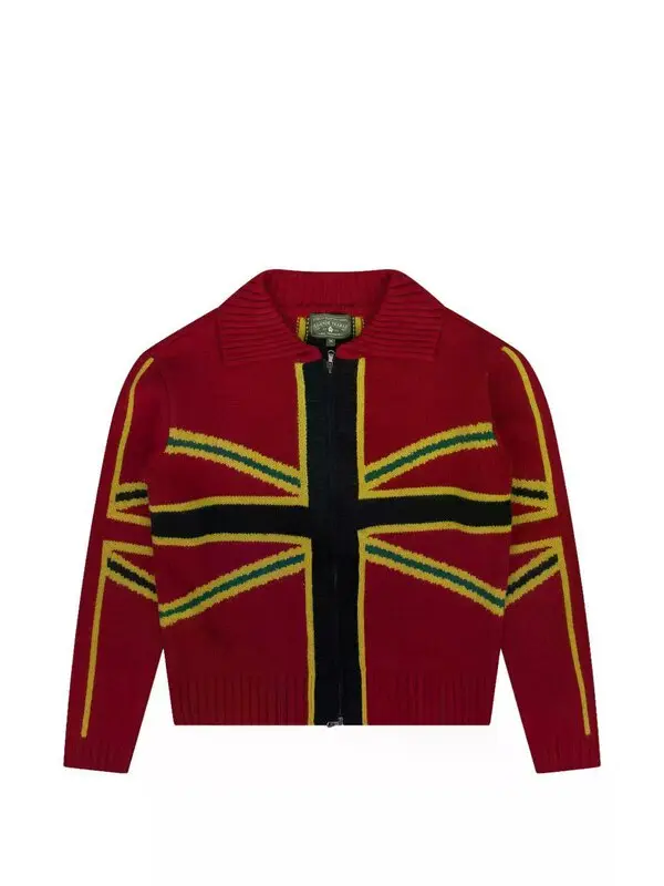 DENIM TEARS Union Jack Zip-up Cardigan