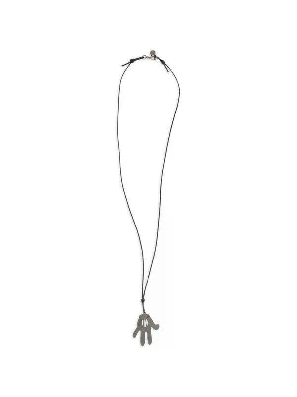 Stella McCartney Brass Mickey Hand Pendant Necklace - Silver