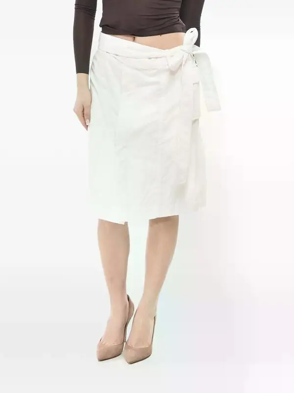FERRAGAMO Belted Midi Skirt