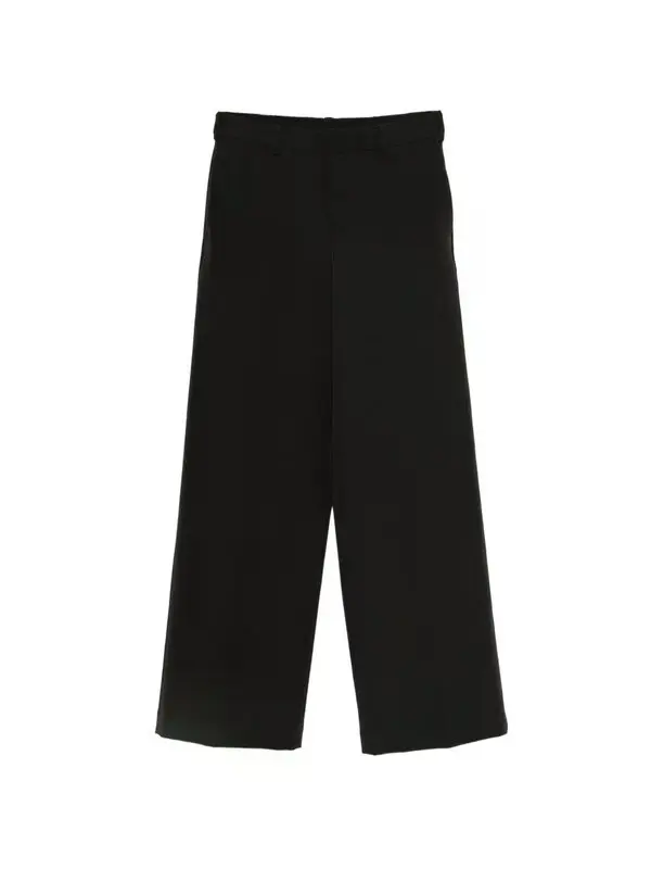 PT TORINO Lorenza Pressed Crease Wide Leg Trousers