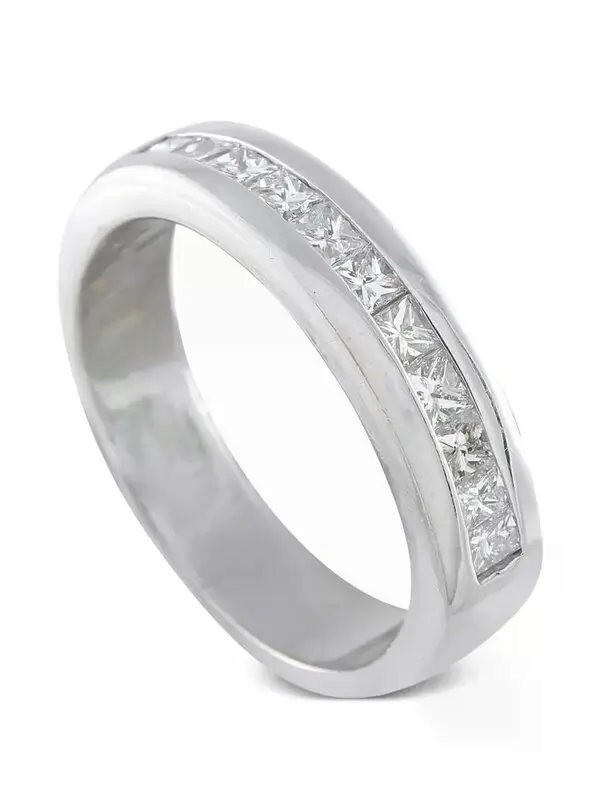 LB EXCLUSIVE Platinum Diamond Ring - Silver