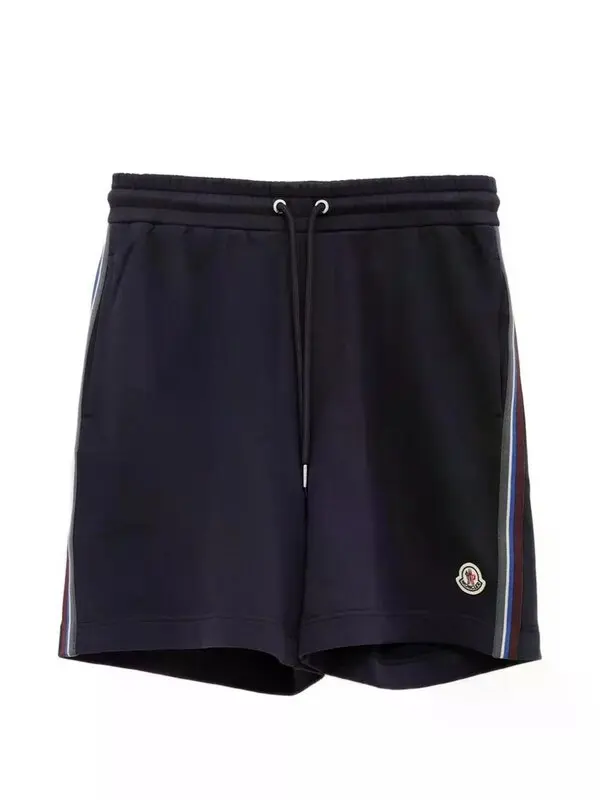 Moncler Logo-patch Side-stripe Shorts