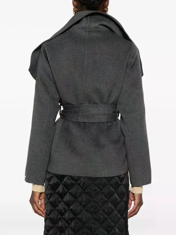 Marella Mllpulcino Belted Shawl-collar Coat