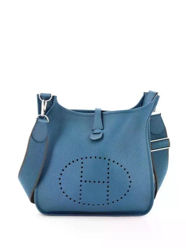 Hermès Evelyne Bag Gen Iii Clemence Pm Crossbody Bag - Blue