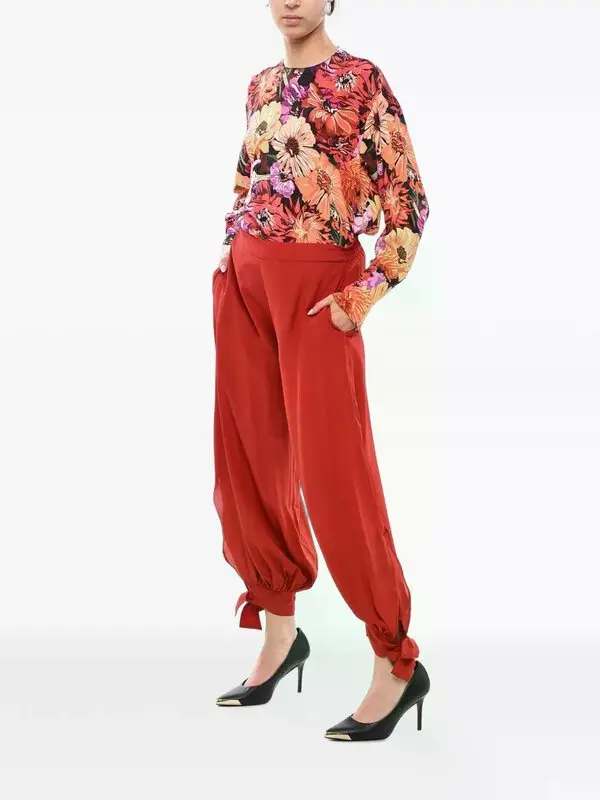 Stella McCartney Sophia Chiffon Balloon Pants