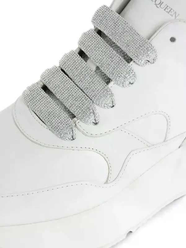 Alexander McQueen Oversized Runner Glitter-detail Sneakers
