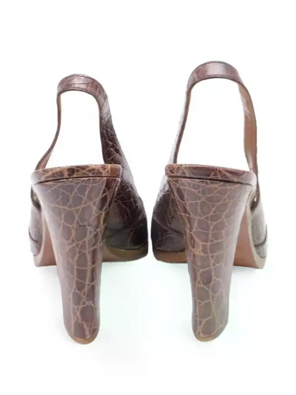 Alaïa Open-toe Slingback Pumps