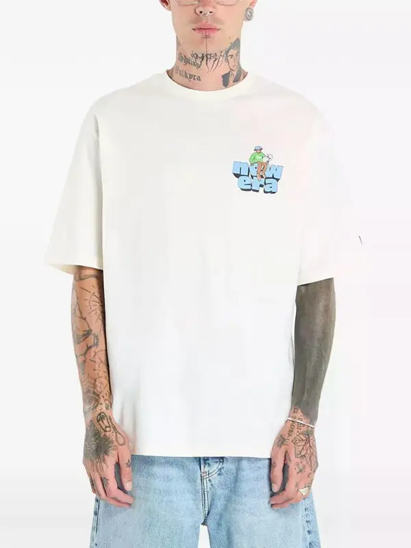 New Era Skate Graphic-print T-shirt - Neutrals