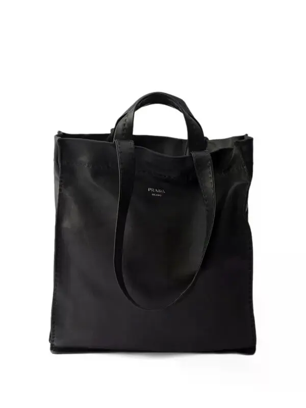 Prada Nappa Leather Tote Bag - Black