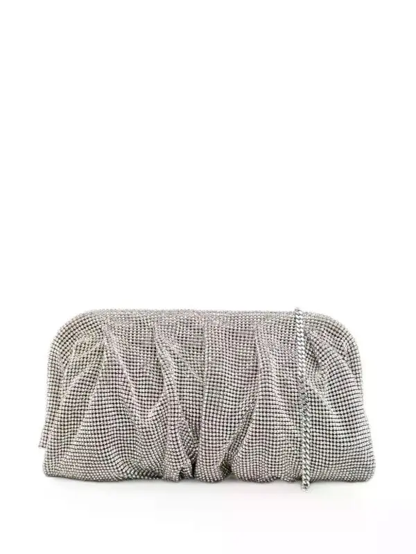 Benedetta Bruzziches Venus La Grande Crystal-embellished Clutch Bag - Silver