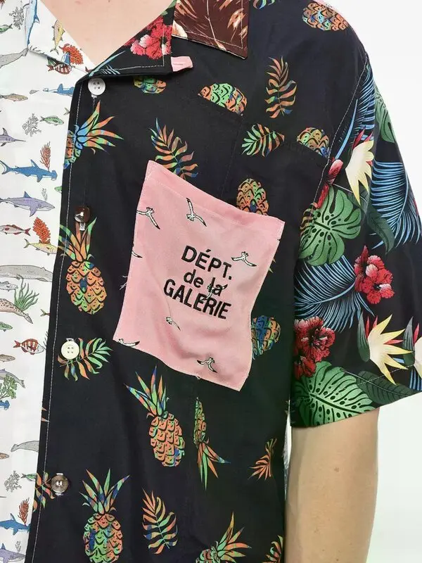 GALLERY DEPT. Patchwork Short-sleeve Shirt