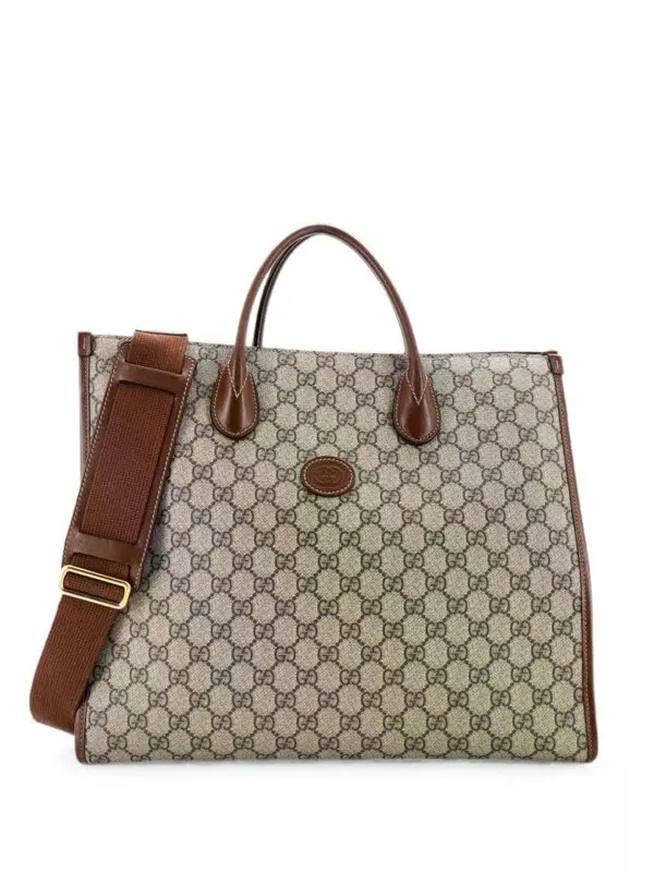 Gucci Gg Coated Canvas Medium Tote Bag