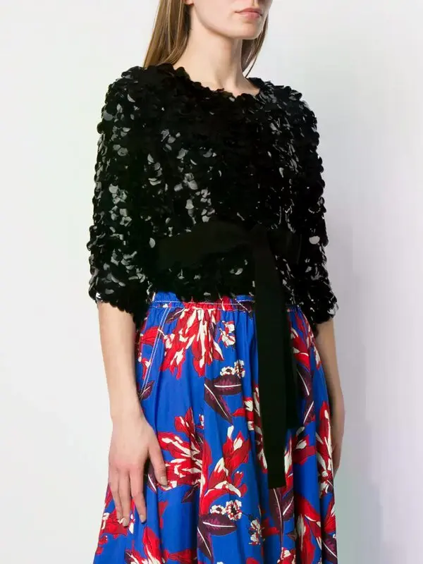 P.a.r.o.s.h Cropped Jacket With Belted Waist