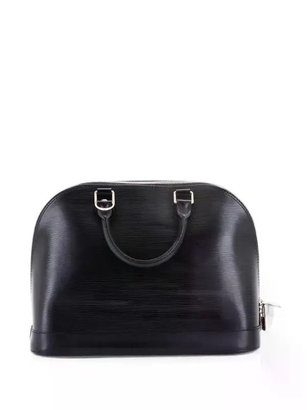LOUIS VUITTON Alma Handbag Epi Leather Pm Satchel - Black