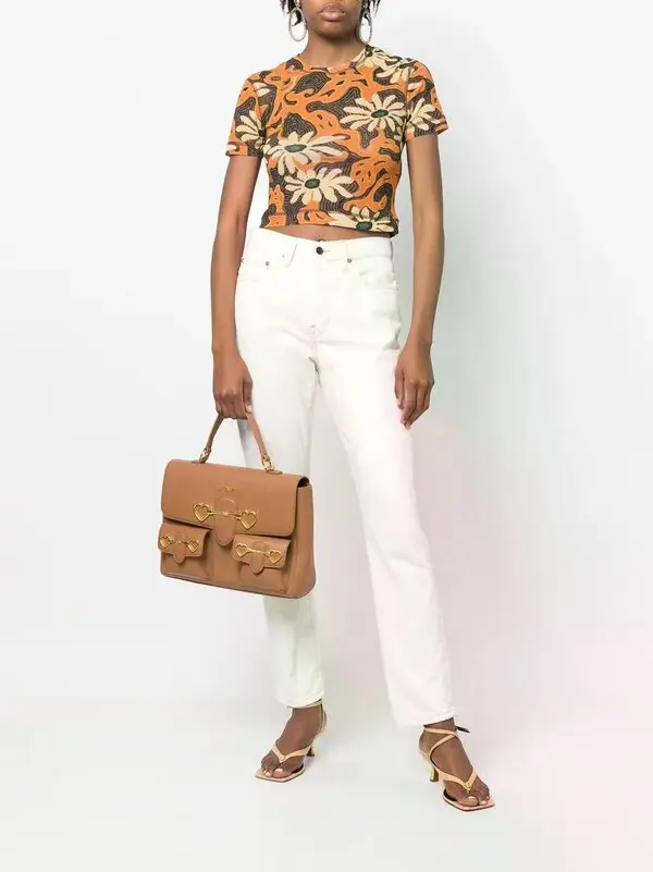 Moschino Heart Motif Tote Bag