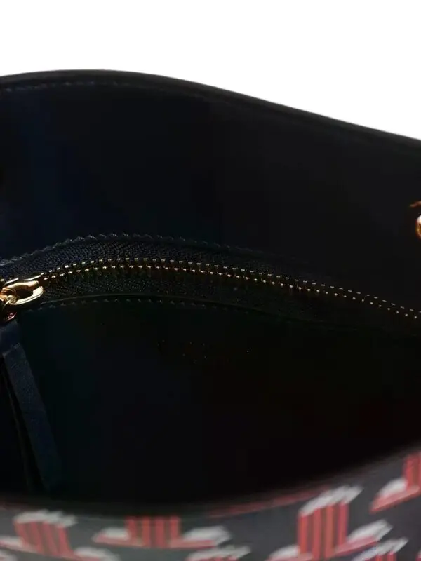 LANVIN Monogram Faux-leather Shoulder Bag