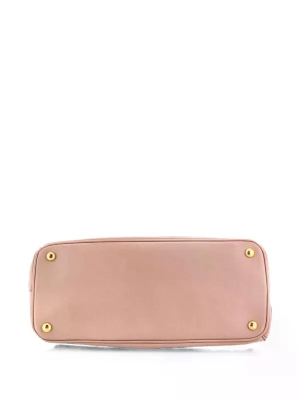 Prada Saffiano Leather Tote Bag - Neutrals