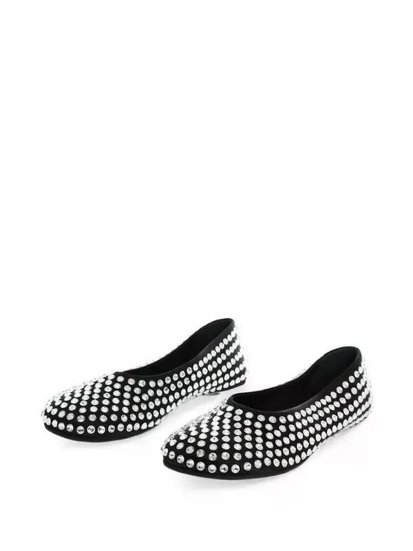 Dsquared2 Icon Jewel-embellished Ballet Flats