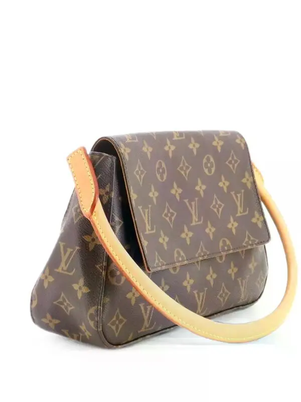 LOUIS VUITTON Monogram Canvas Looping Mini Satchel Handbag