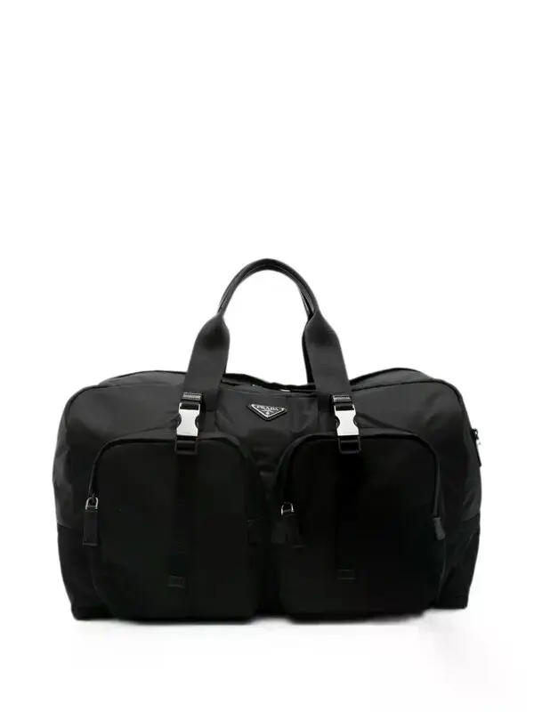 Prada Re-nylon Logo Plaque Holdall