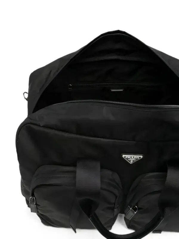 Prada Re-nylon Logo Plaque Holdall