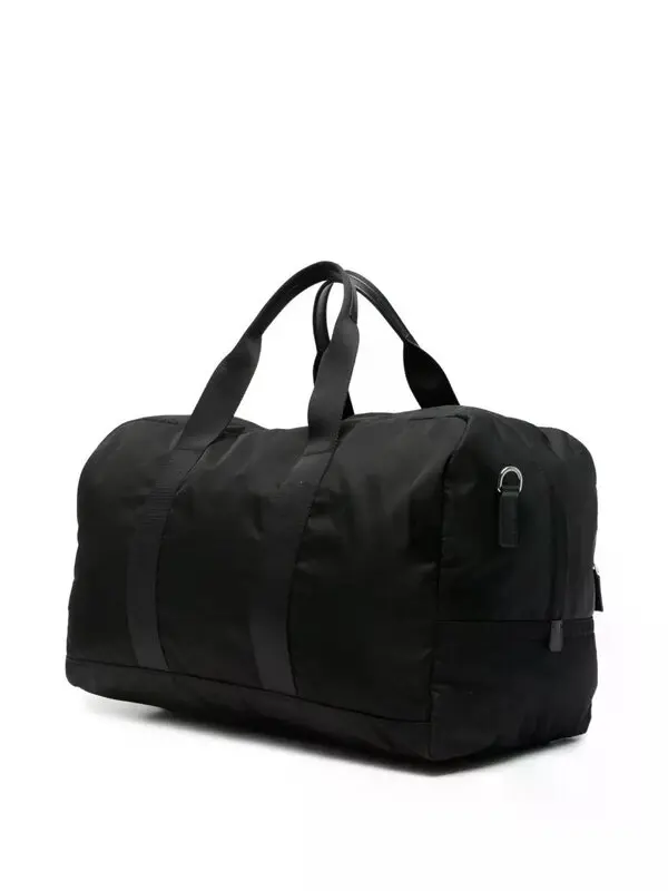 Prada Re-nylon Logo Plaque Holdall Bag