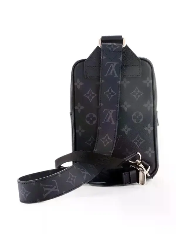 LOUIS VUITTON Monogram Taigarama Outdoor Slingbag - Black
