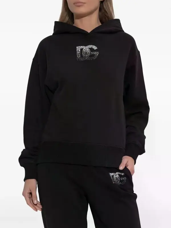 Dolce & Gabbana Embellished Logo Hoodie