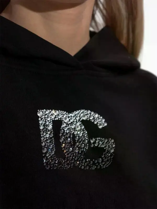 Dolce & Gabbana Embellished Logo Hoodie