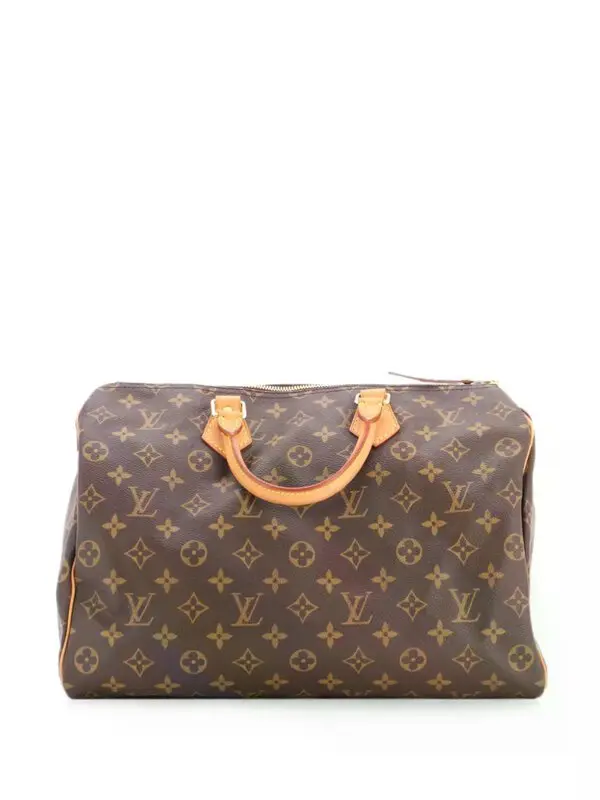 LOUIS VUITTON Speedy Handbag Monogram Canvas 35 Satchel