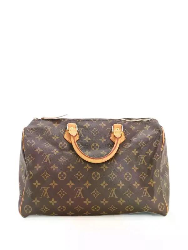 LOUIS VUITTON Speedy Handbag Monogram Canvas 35 Satchel