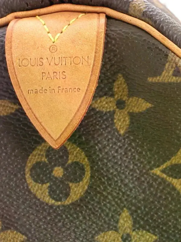 LOUIS VUITTON Speedy Handbag Monogram Canvas 35 Satchel