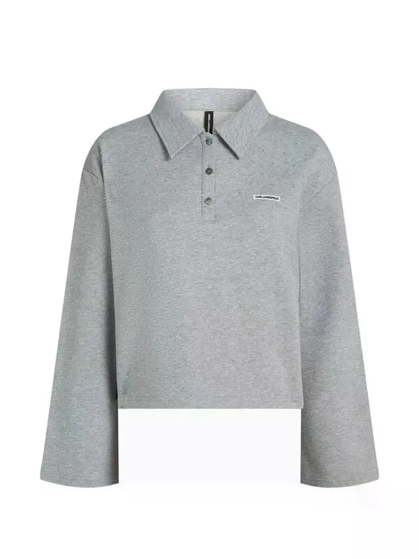 Karl Lagerfeld Rhinestone Loungewear Sweatshirt