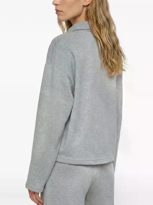 Karl Lagerfeld Rhinestone Loungewear Sweatshirt