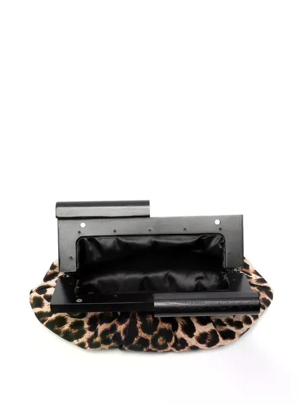 TWENTY FOURHAITCH Kenda Ruched Clutch Bag