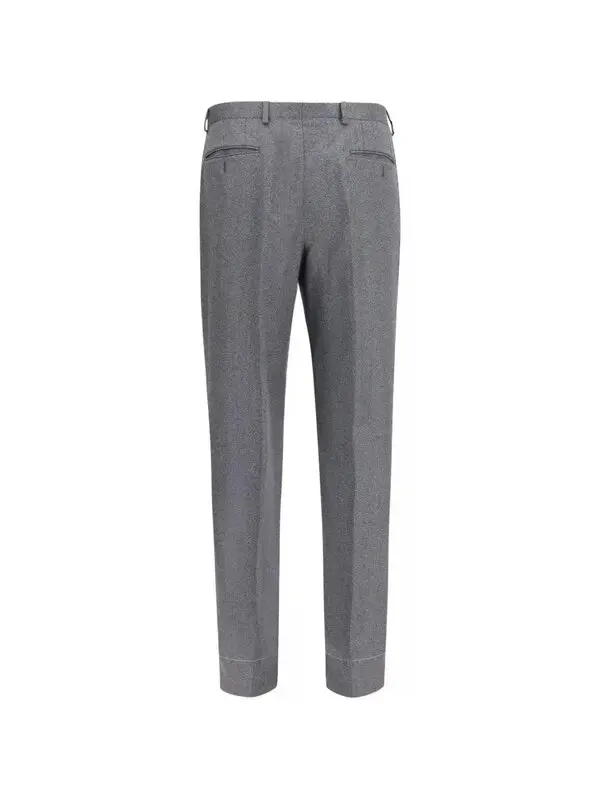 Brioni Elba Pleated Trousers - Grey