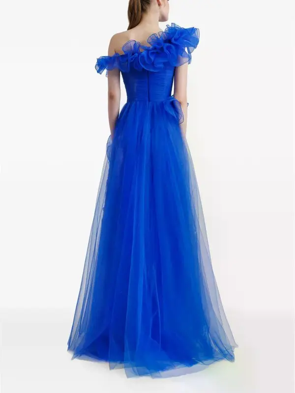 GEMY MAALOUF Ruffled One-shoulder Dress