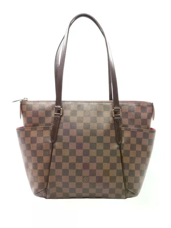 LOUIS VUITTON Damier Ebene Totally Pm Tote Bag - Brown