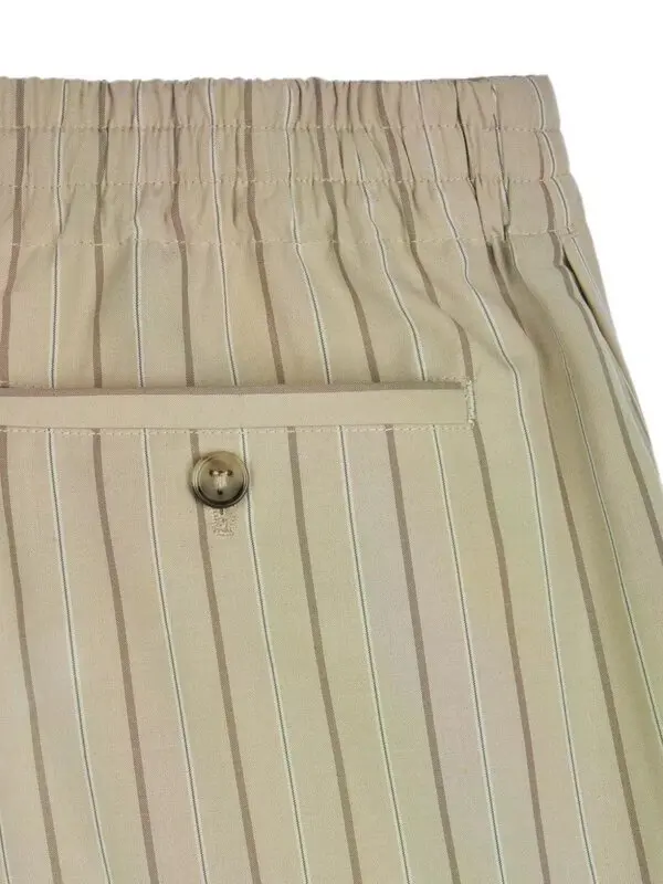 TOD'S Short In Striped Silk