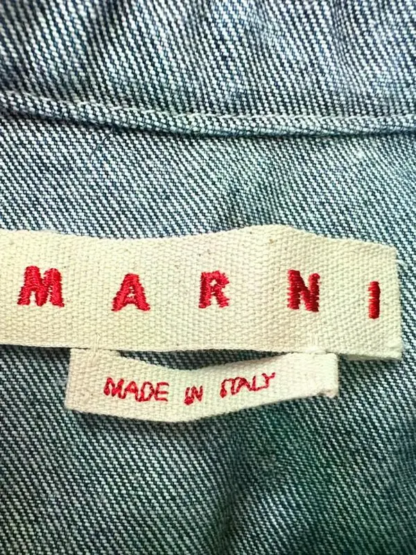 Marni Two-tone Denim Shirt