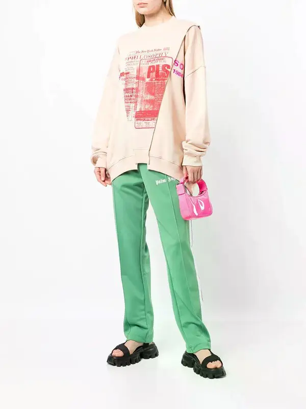 Philosophy Di Lorenzo Serafini Deconstructed Graphic Print Sweatshirt