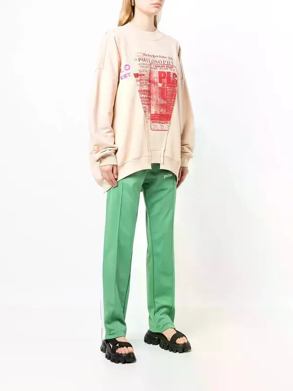 Philosophy Di Lorenzo Serafini Deconstructed Graphic Print Sweatshirt
